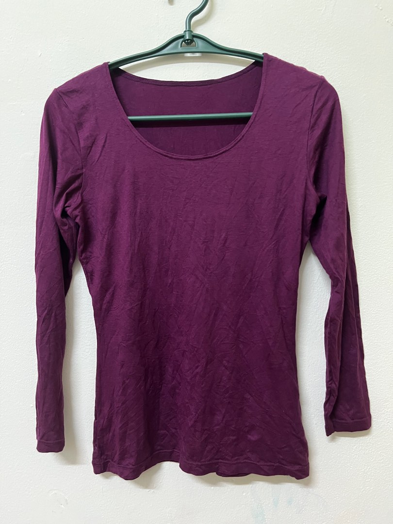 Uniqlo HEATTECH Inner M, Women's Fashion, Tops, Longsleeves on Carousell