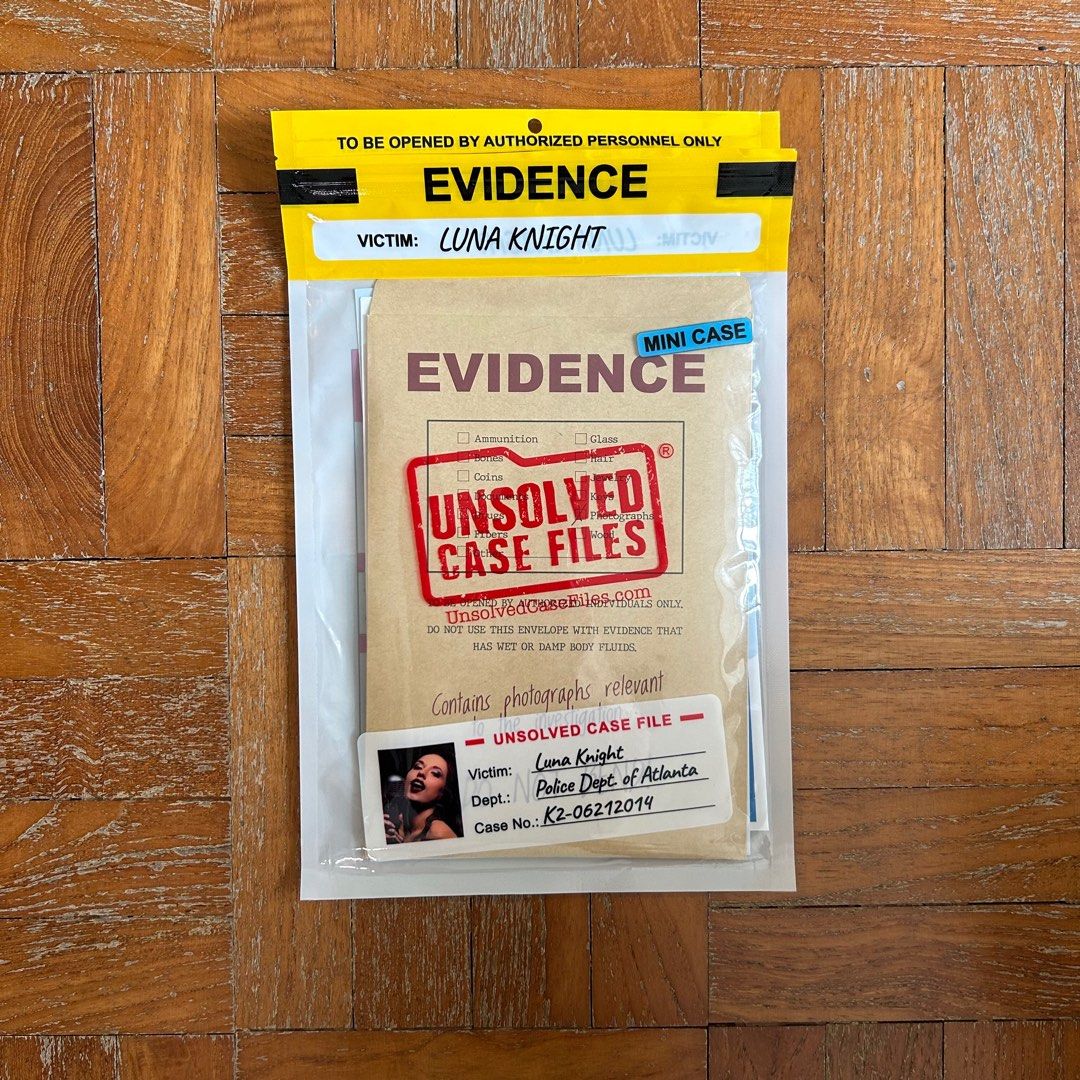 Unsolved Case Files Quick Play: Who Murdered Luna Knight? | Cold Case Murder Mystery Game ...
