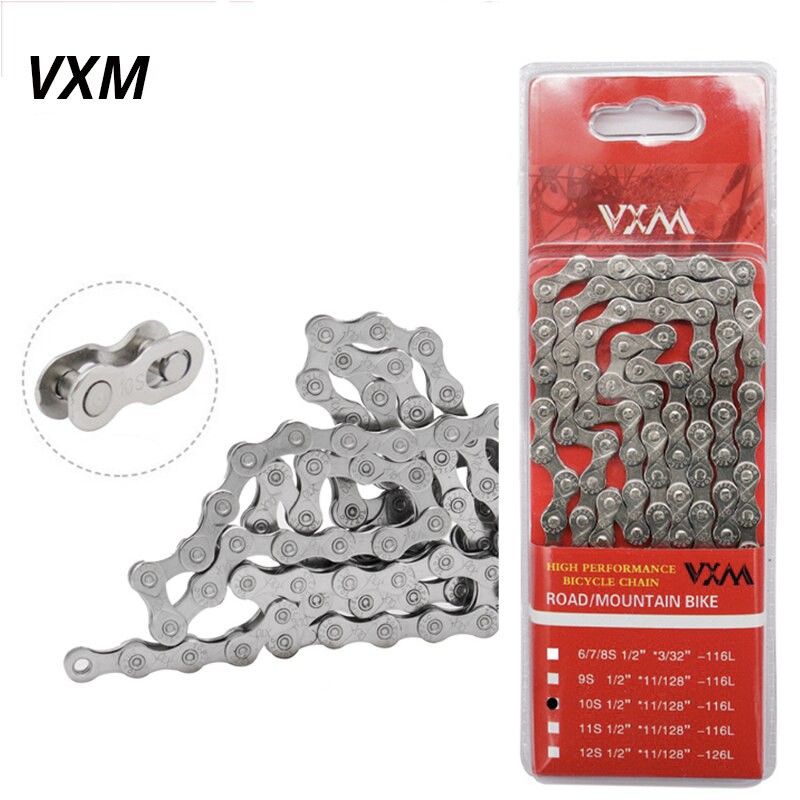 🔥VXM 1/6/7/8/9/10/11/12 Speed Bicycle Chain | Single Speed Fixie Hybrid Road Mountain Bike Chain ...