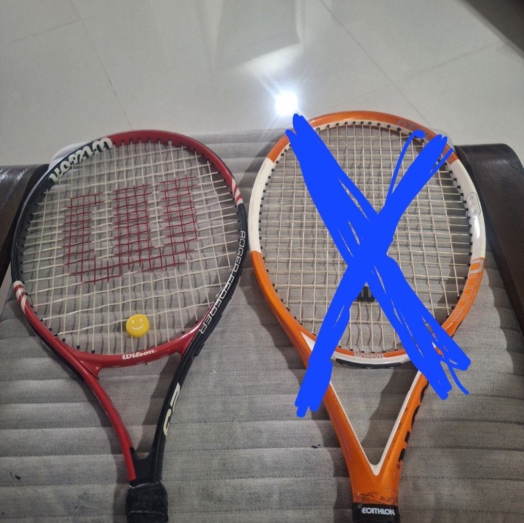 Wilson Tennis Rackets - Roger Federer & Ntour 25, Sports Equipment ...
