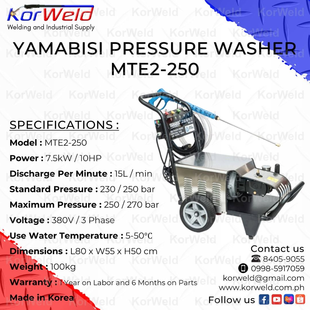 Yamabisi Pressure Washer MTE2-250, Everything Else, Looking For on ...