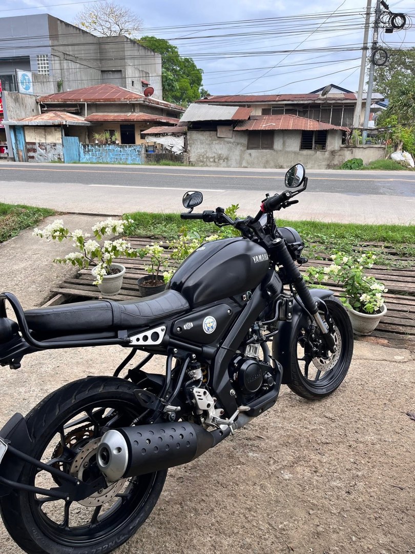 Yamaha XSR 155 - Matte Black, Motorbikes, Motorbikes for Sale on Carousell