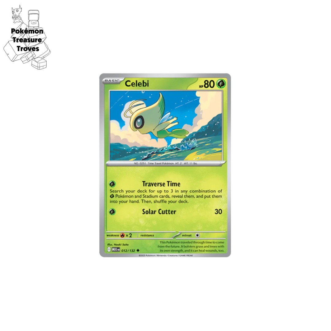 [$0.50] Pokemon Mega Evolution Celebi Card, Hobbies & Toys, Toys ...