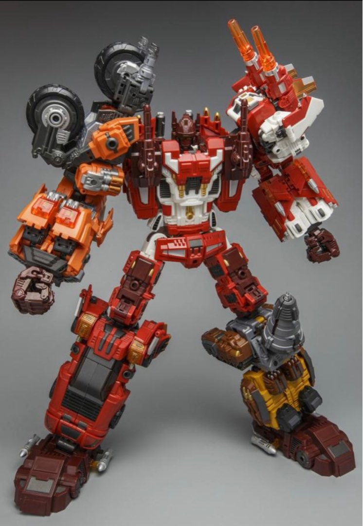 全新 未開 變形金剛 雷森 計算王 成品 玩具 電腦金剛 戰鬥派 Warbotron WB 03 Computron 5 合體 合體金 剛 加 ...