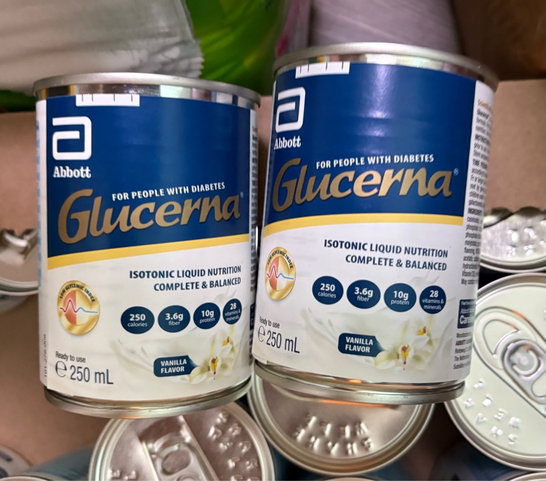 Abbott Glucerna Vanilla Flavor 250ml , Health & Nutrition, Health ...