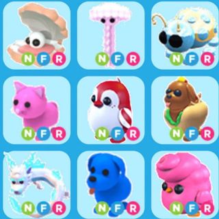 Adopt Me Pets - Neon, Fly, Ride, Mega, Video Gaming, Gaming Accessories ...