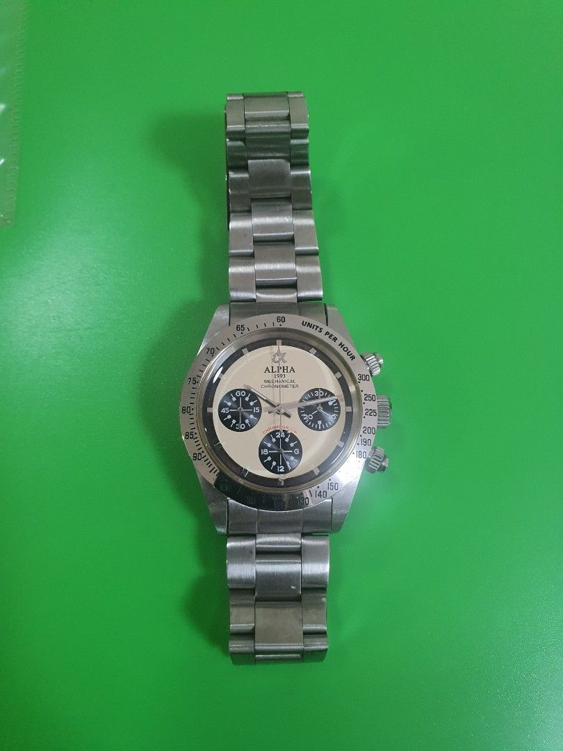 Alpha Automatic Chronograph Watch, Men's Fashion, Watches & Accessories ...