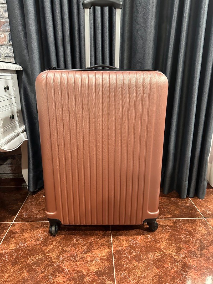 Anko Rose Gold Hardcase Luggage, Hobbies & Toys, Travel, Luggage on ...