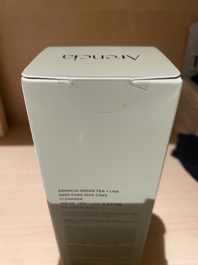 Arencia Green Tea + LHA Deep Pore Rice Cake Cleanser 150ml, Beauty ...