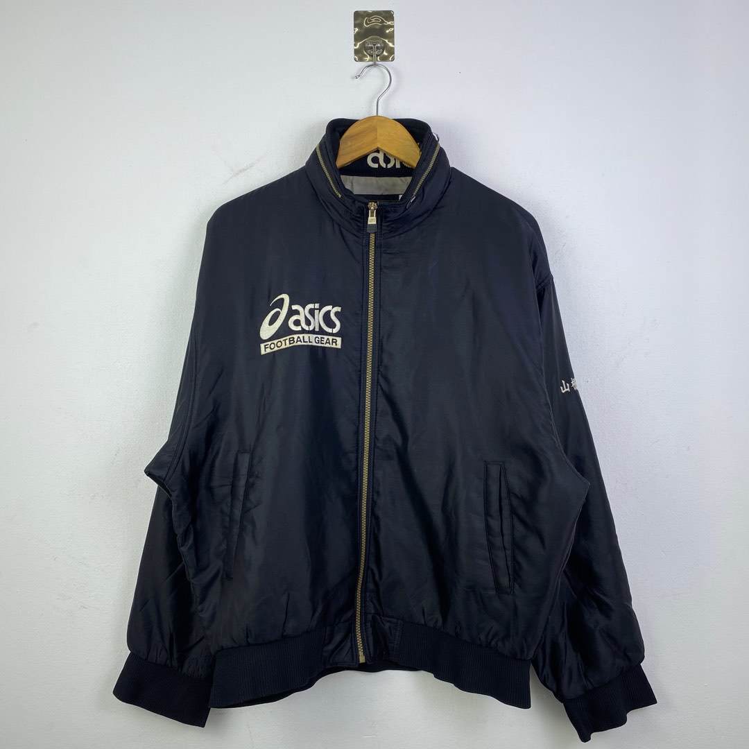 Asics Football Gear Bomber Jacket, Men's Fashion, Coats, Jackets and ...