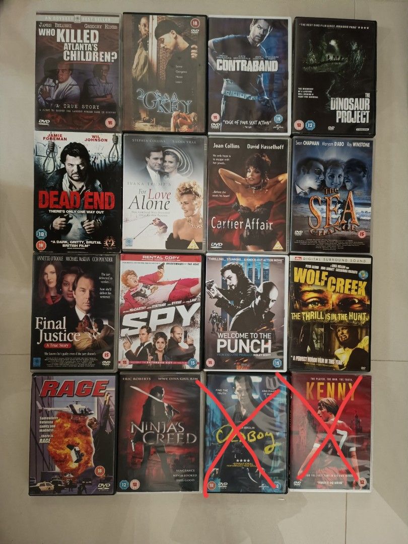 Assorted DVDs (set 2) - $1 each, Hobbies & Toys, Music & Media, CDs ...