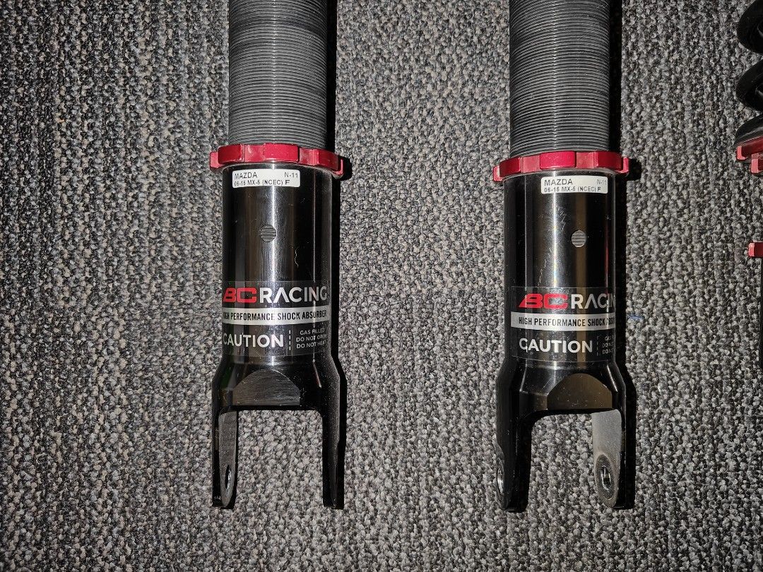 BC Racing V1 Series Coilover (For Mk3 MX-5 Miata, NC), Car Accessories ...