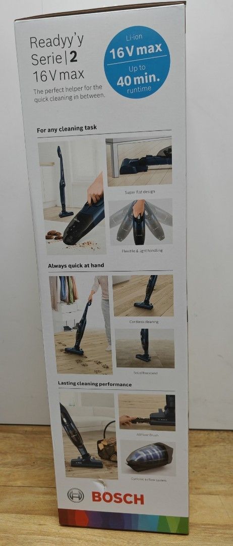 Bosch Readyy'y Serie 2 16V max 無線吸塵機, 家庭電器, 吸塵機 ＆ 家居清潔電器 - Carousell