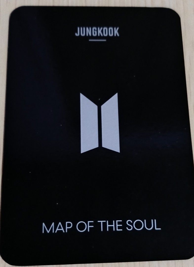BTS Jungkook Map of the Soul official photocard, Hobbies & Toys ...