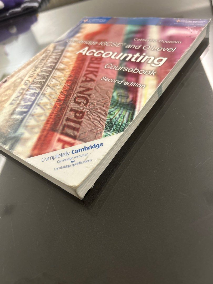 Cambridge IGCSE and O Level Accounting Coursebook, Hobbies & Toys ...