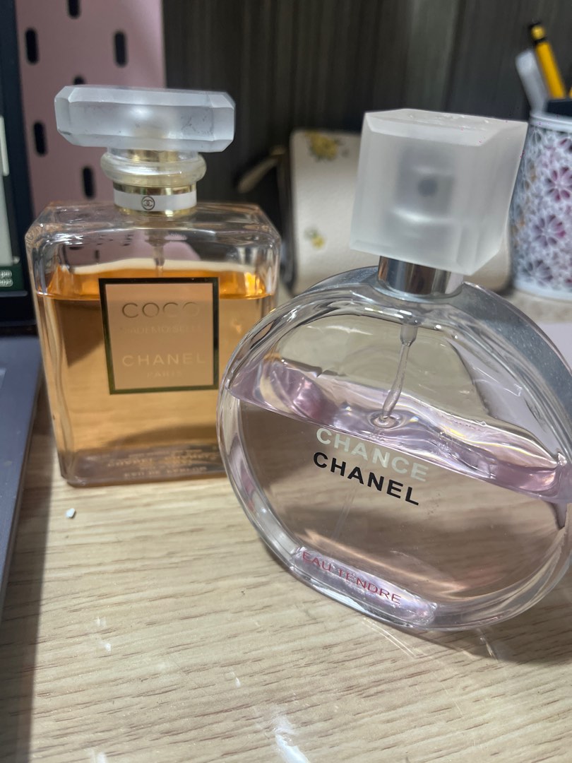 Chanel Coco and Chance Eau Tendre Perfumes Tester, Beauty & Personal ...