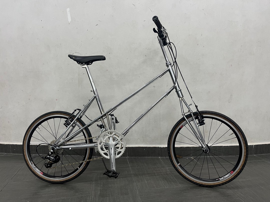 Chrome mini velo with 9x2 Sora groupset, Sports Equipment, Bicycles ...