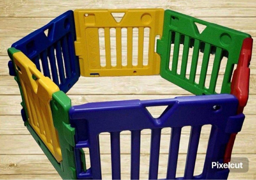 Colorful Playpen Fence, Babies & Kids, Infant Playtime on Carousell