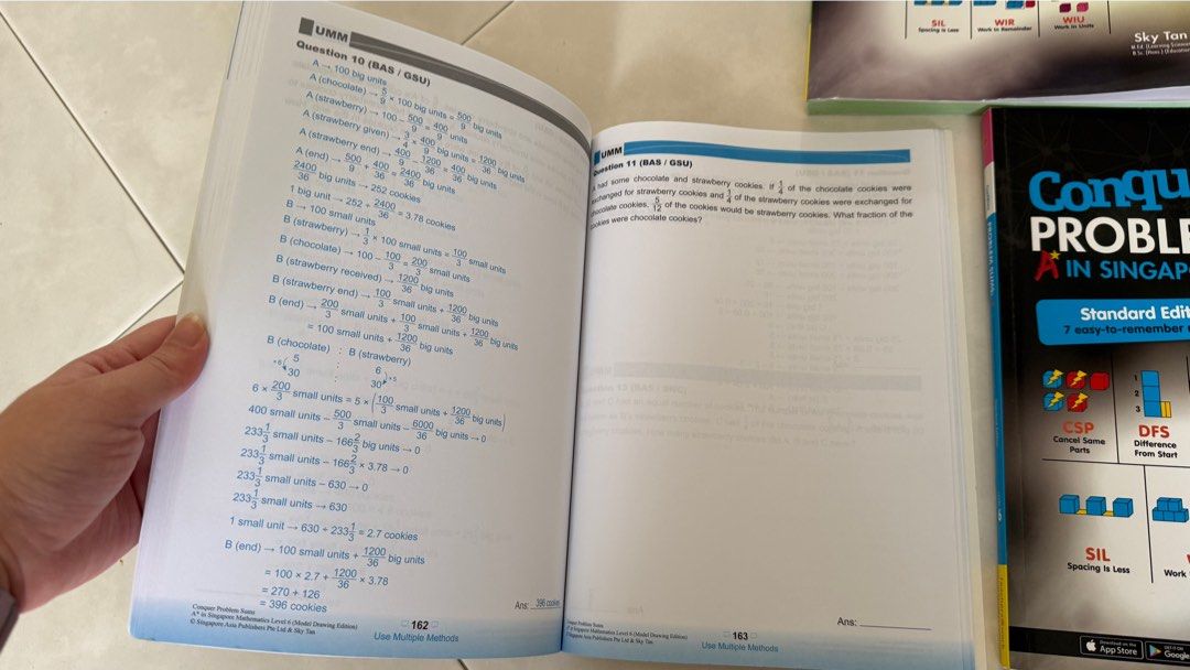 Conquer Problem Sums in Singapore Mathematics - Level 5 & 6, Hobbies & Toys, Books & Magazines ...
