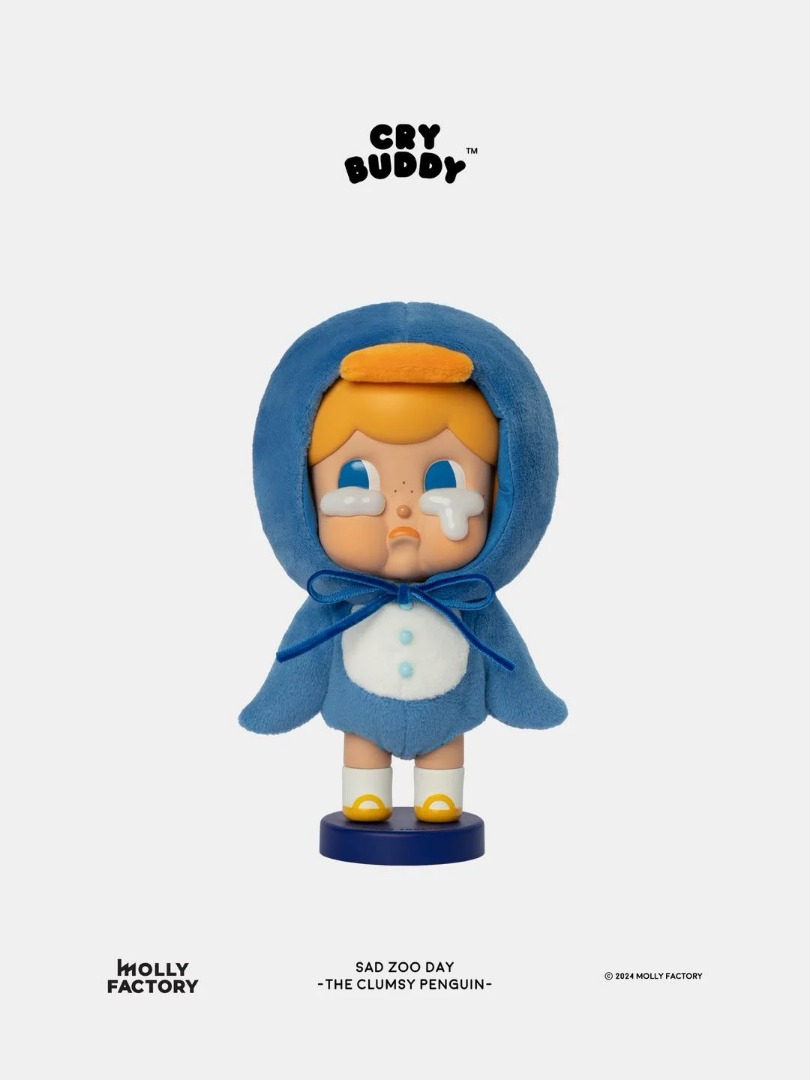 CRYBABY MOLLY FACTORY Sad Zoo Day - The Clumsy Penguin, Hobbies & Toys ...