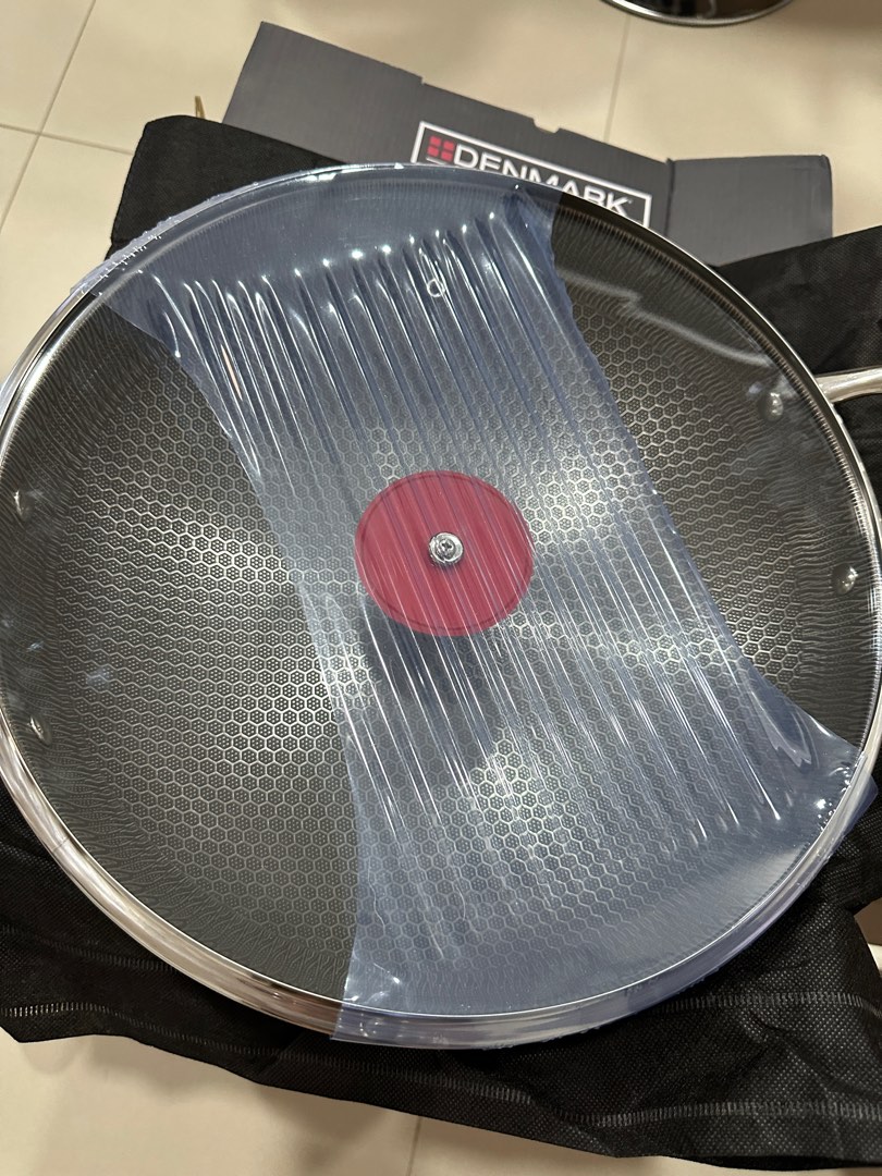 Denmark Non-Stick Stainless Steel Wok Set Cookware Induction Ready ...