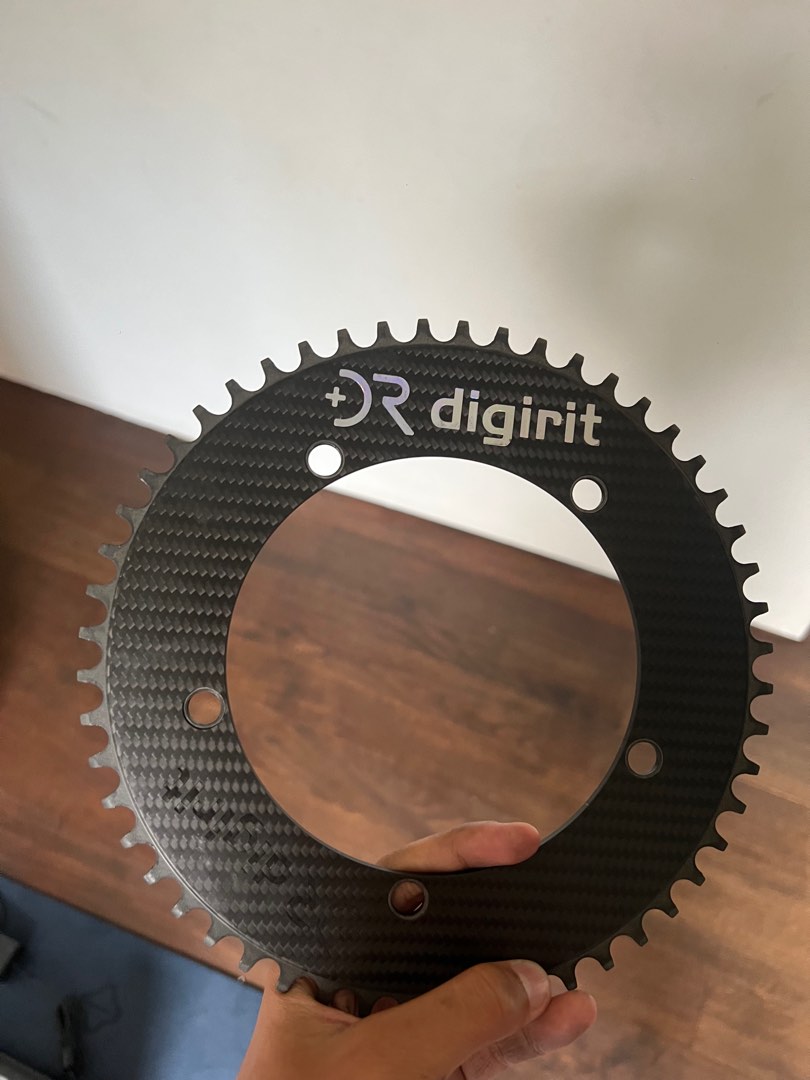 digirit carbon chainring 52t, Sports Equipment, Bicycles & Parts, Parts ...