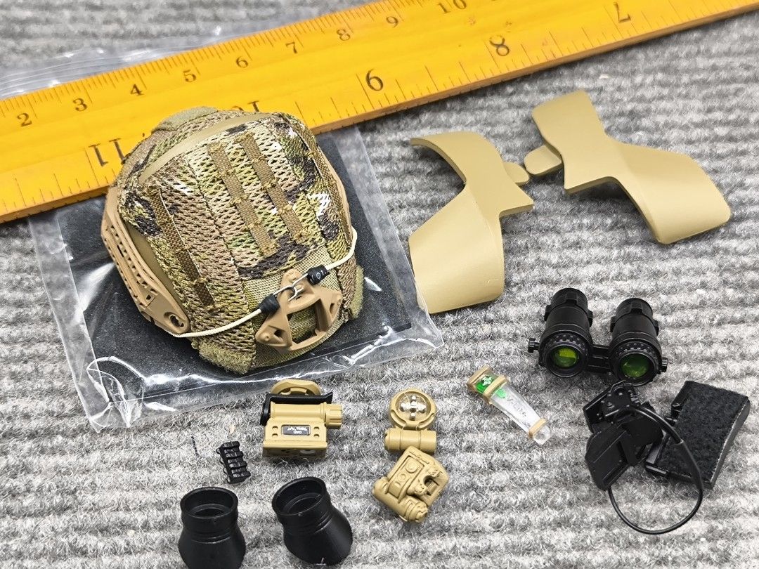 EASY&SIMPLE 26071S FSB Spetsnaz Alpha Team Leader - Helmet with AVS9 ...