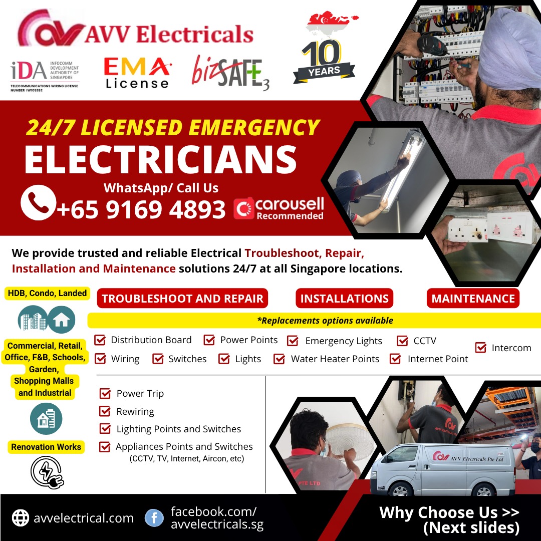Electrical 24/7, Emergency Islandwide Licensed Electrician Services in ...
