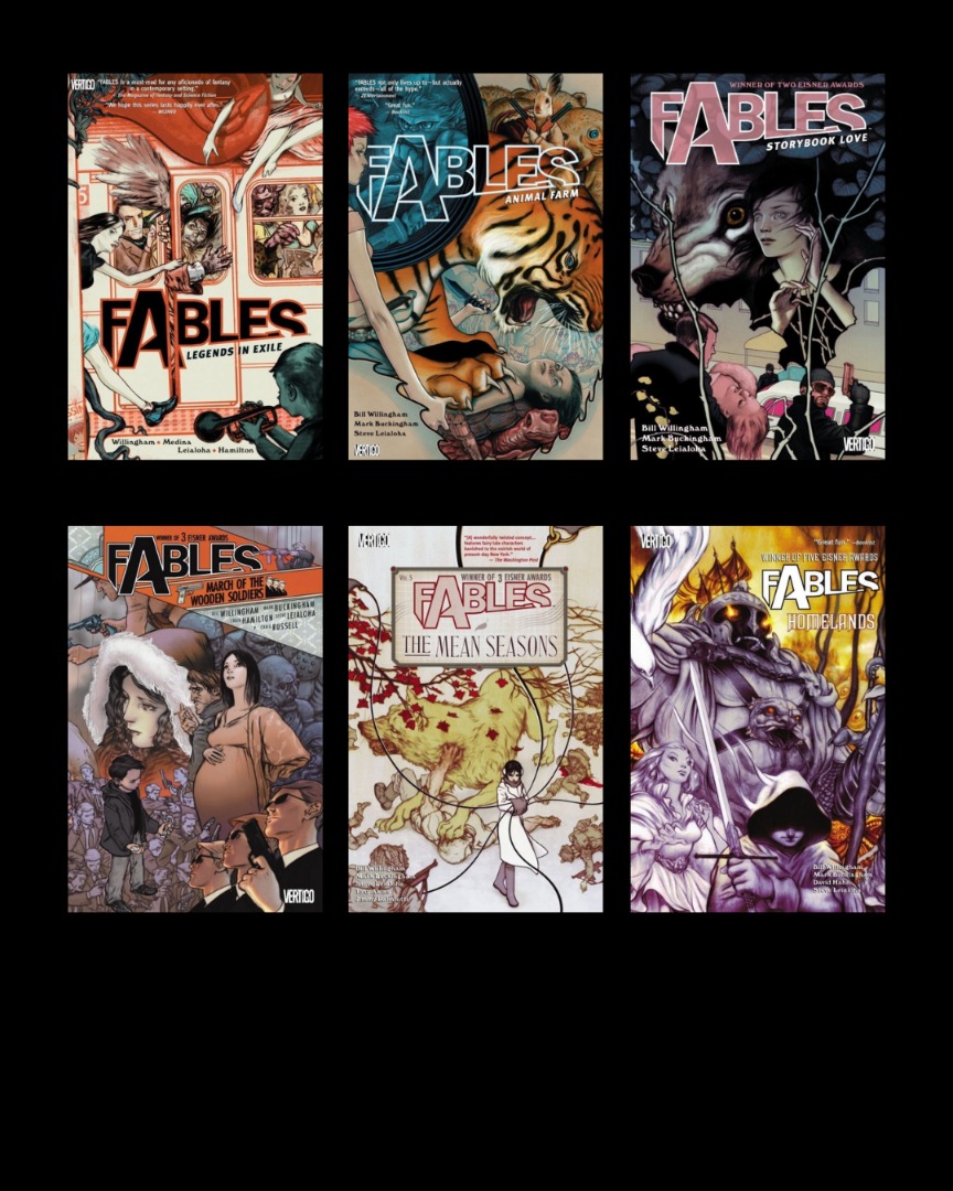 Fables Graphic Novel Collection - Volumes 1-12, Hobbies & Toys, Books ...