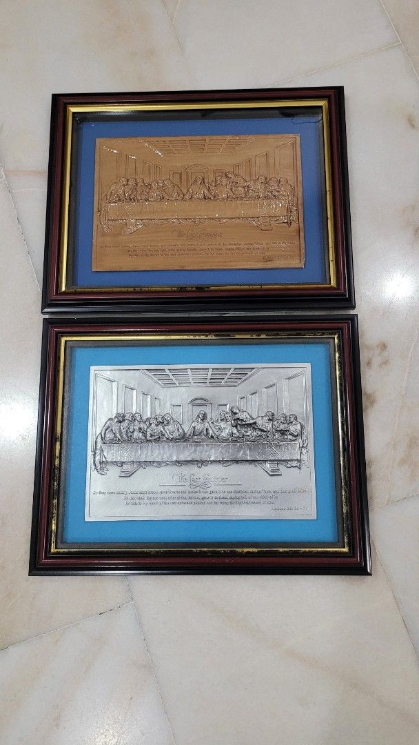 Framed Relief Art - The Last Supper, Furniture & Home Living, Home ...