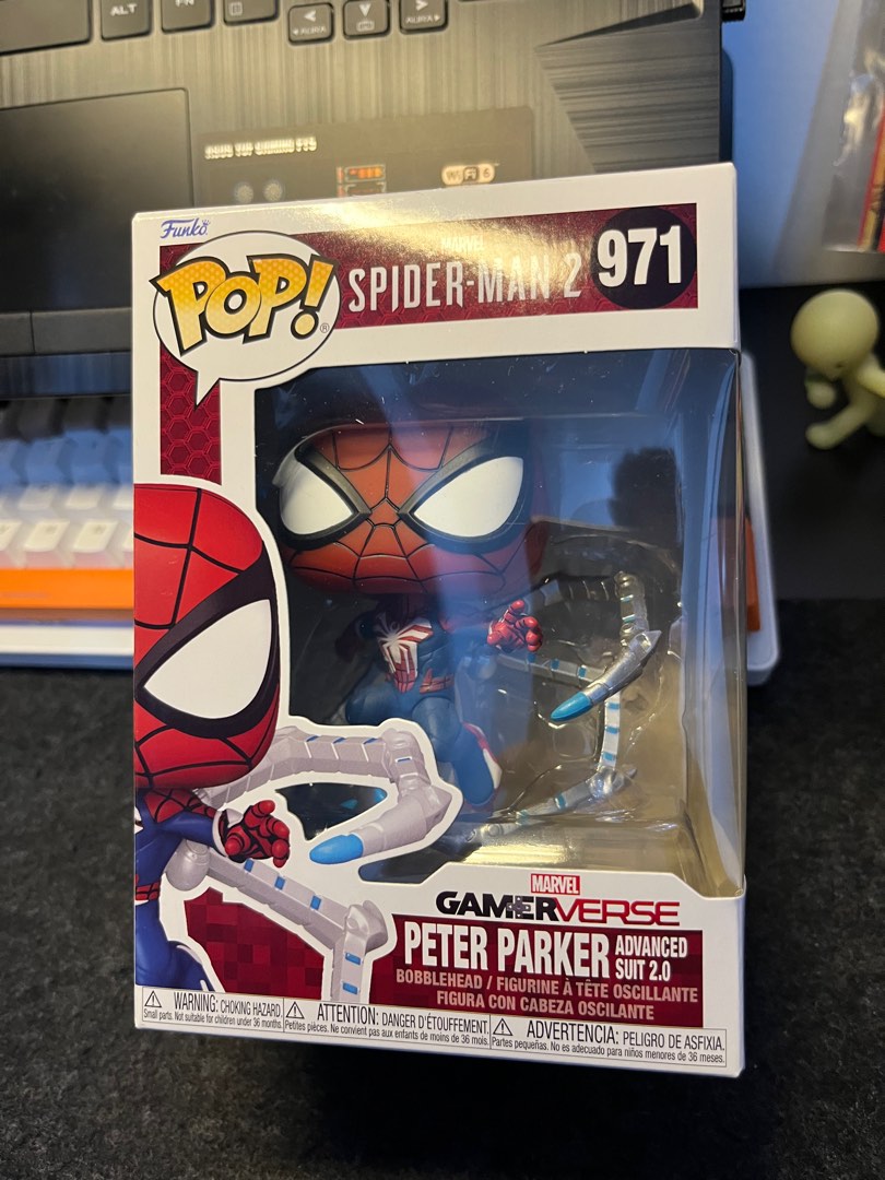 Funko Pop! Spider-Man 2 Peter Parker Advanced Suit 2.0, Hobbies & Toys ...