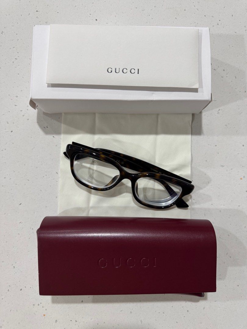 Gucci Eyeglasses with Case, Women's Fashion, Watches & Accessories ...