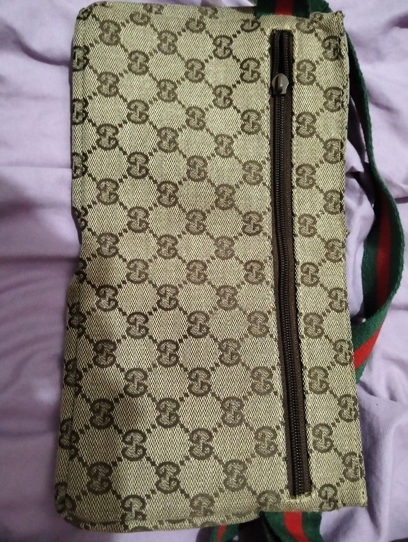 Gucci GG Canvas belt Bag, Luxury, Bags & Wallets on Carousell