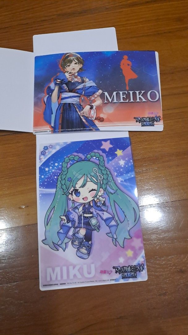 Hatsune Miku Magical Mirai 2025 Clear Visual Poster (Meiko & Chibi Miku ...