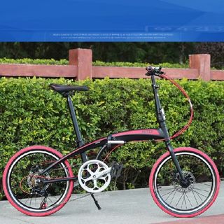 Hito Folding Bike - Black and Red, Sports Equipment, Bicycles & Parts, Bicycles on Carousell