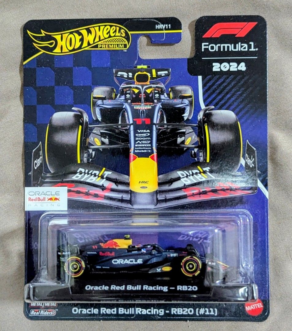 Hot Wheels Premium Oracle Red Bull Racing RB20 #11, Hobbies & Toys ...