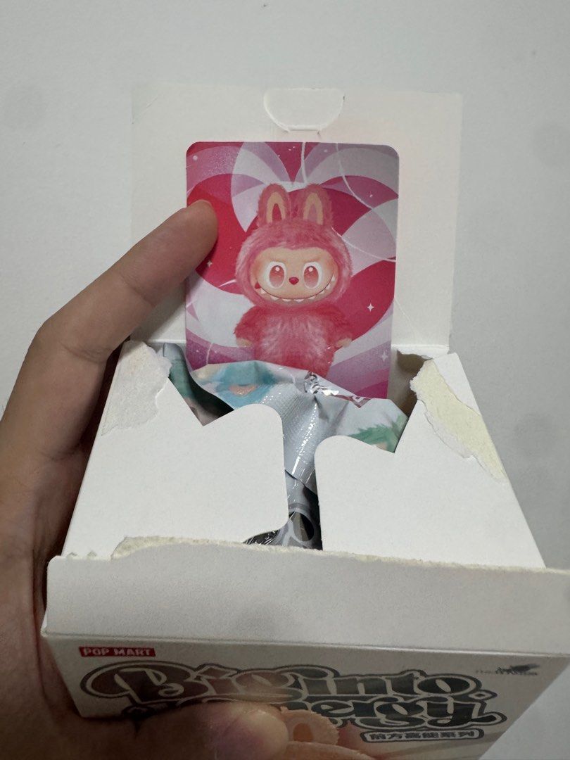 Labubu V3 Love (opened box), Hobbies & Toys, Toys & Games on Carousell