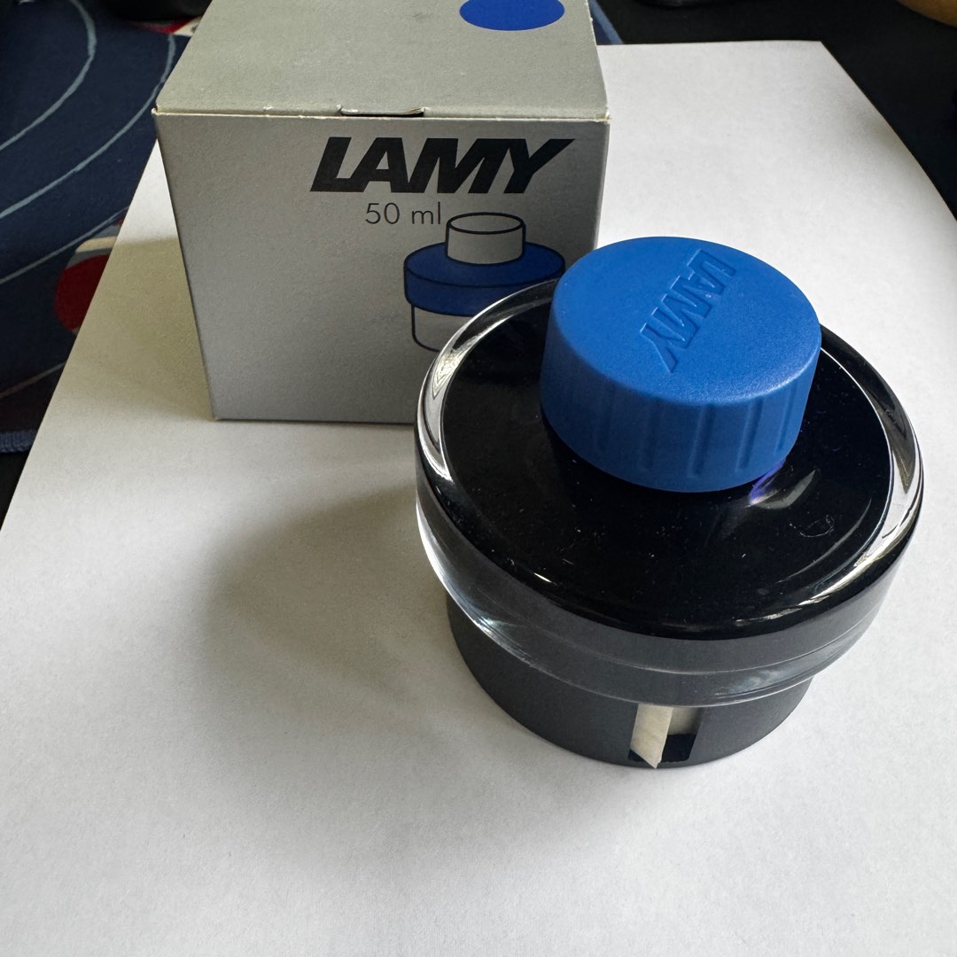 Lamy Blue Ink Bottle 50ml, Hobbies & Toys, Stationery & Craft, Other ...