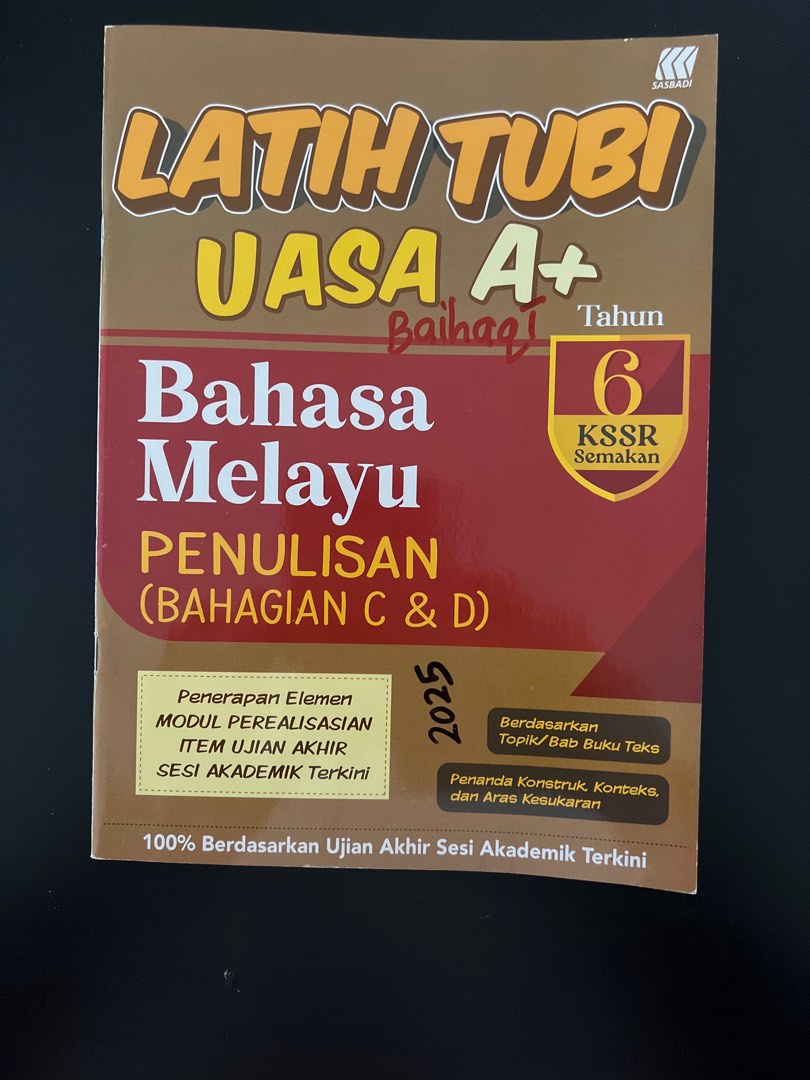 Latih Tubi UASA A+ Bahasa Melayu Tahun 6, Hobbies & Toys, Books ...