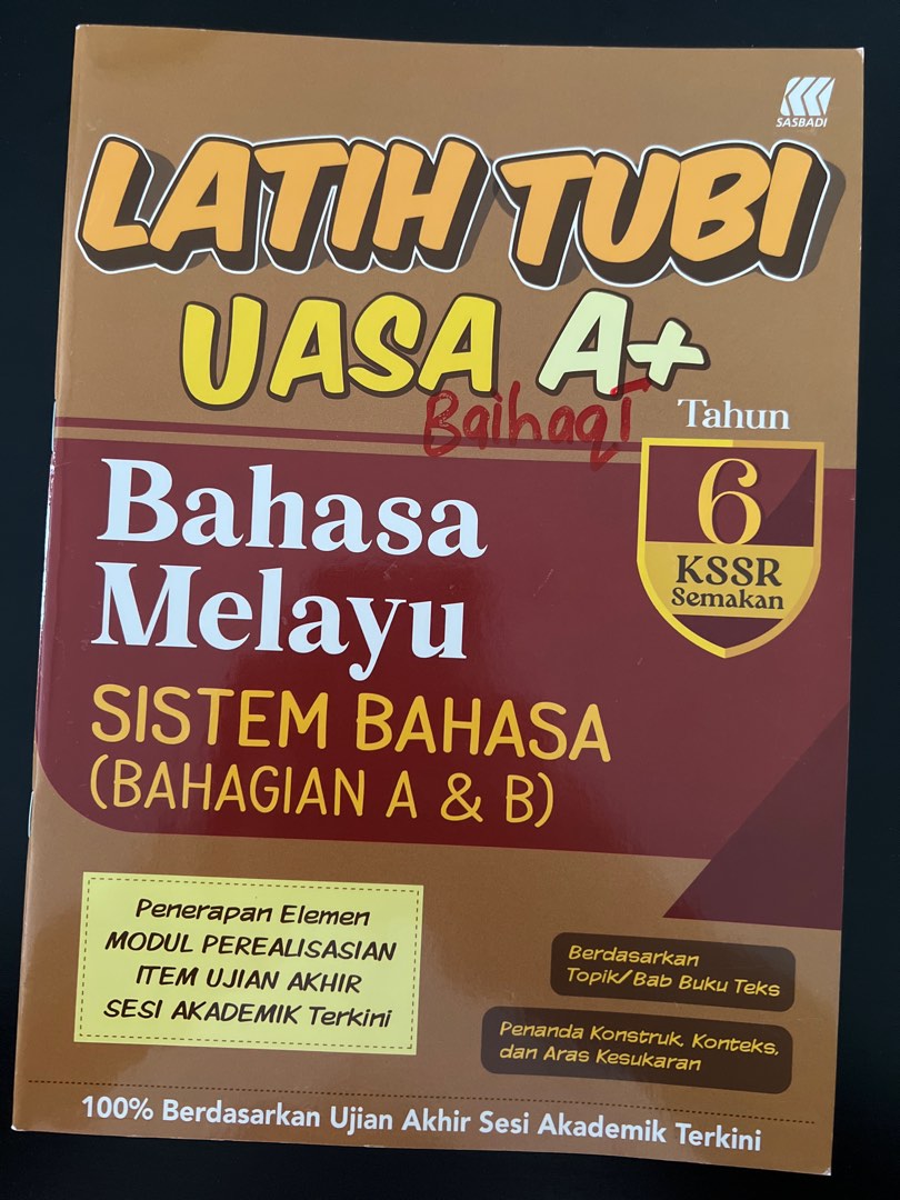 Latih Tubi UASA A+ Bahasa Melayu Tahun 6, Hobbies & Toys, Books ...