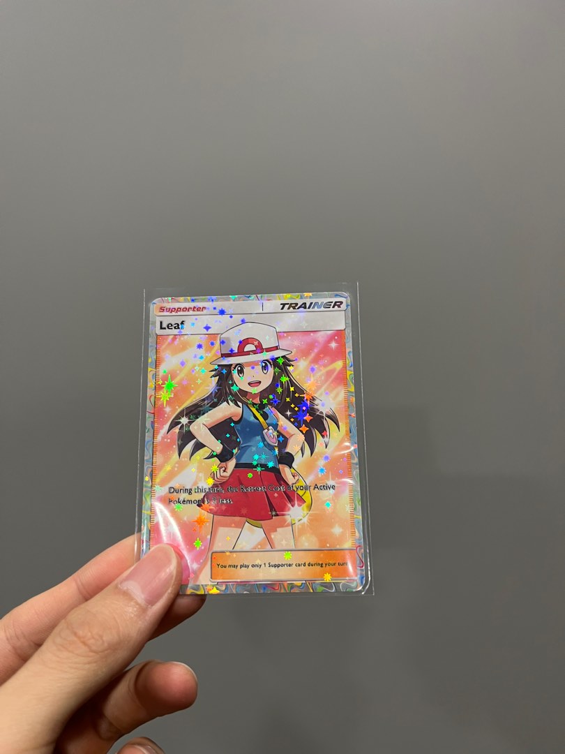 Leaf Trainer Pokemon Pocket TCG Custom Proxy Card, Hobbies & Toys, Toys ...