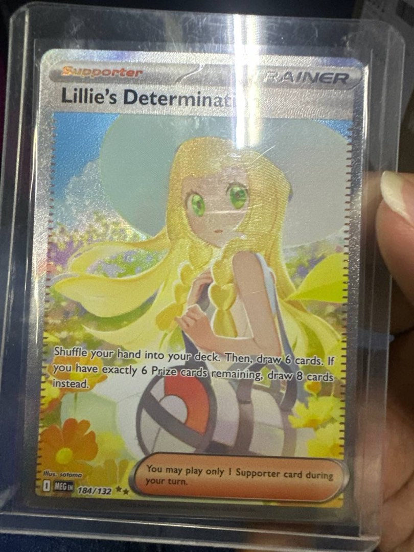Lillie's Determination Full Art Trainer Card-pokemon, Hobbies & Toys ...