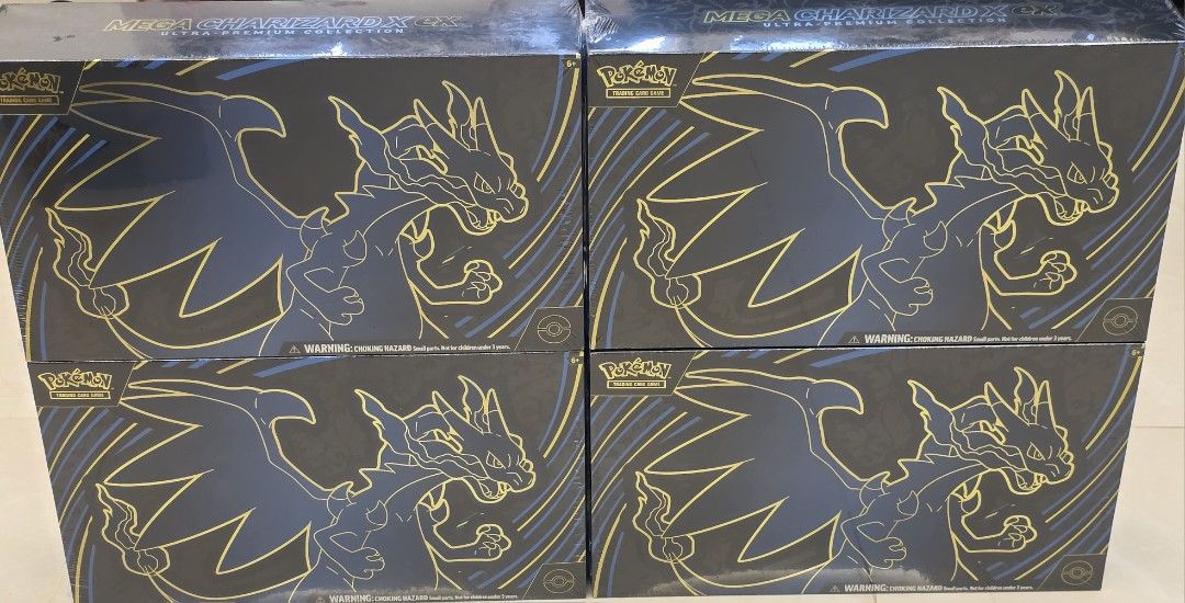 Pokemon Mega Charizard X Ex Ultra Premium Collection, Hobbies & Toys ...