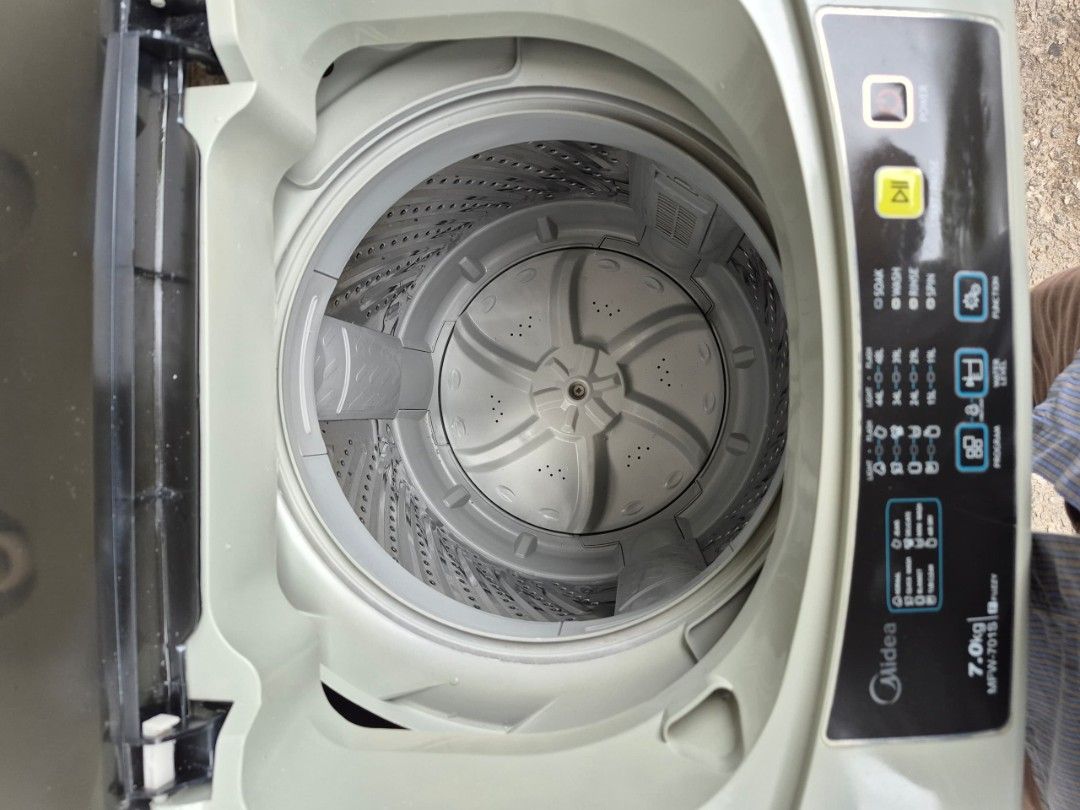 Midea 7.0kg Top Load Washing Machine MFW-701S Washer mesin basuh, TV ...