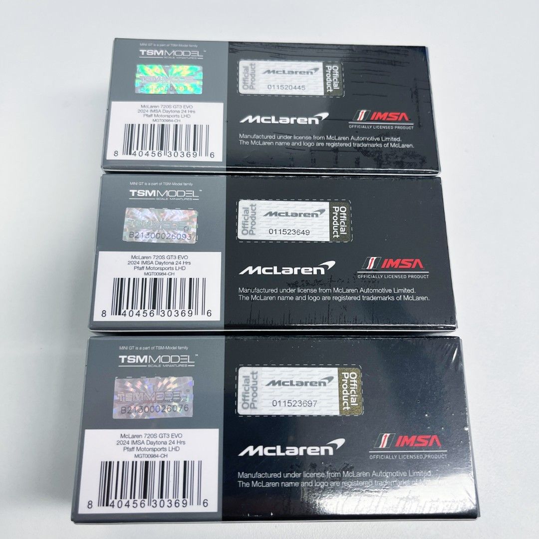 MINT GT 984 McLaren GT3 EVO Pfaff Motorsports LHD 2024 IMSA Daytona 24 ...
