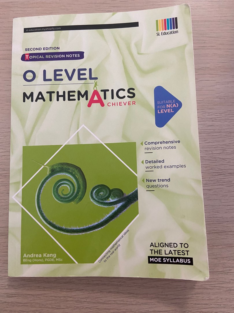 O Level Mathematics Achiever Topical Revision Notes, Hobbies & Toys ...