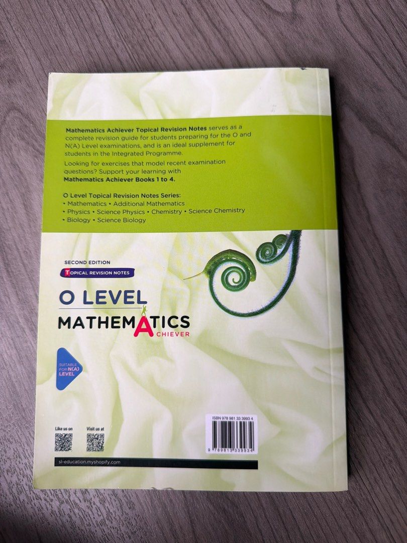 O Level Mathematics Topical Revision, Hobbies & Toys, Books & Magazines ...