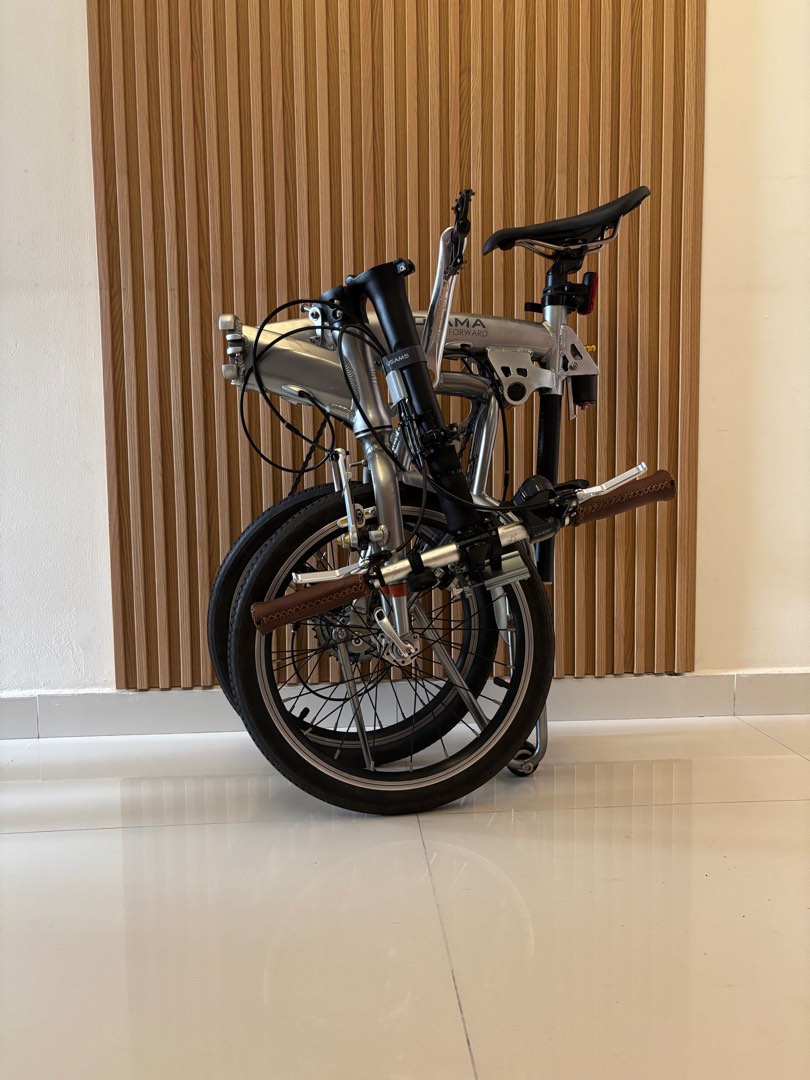 Oyama Forward S500 Trifold Upright Folding Bike Foldie, Sports Equipment, Bicycles & Parts ...