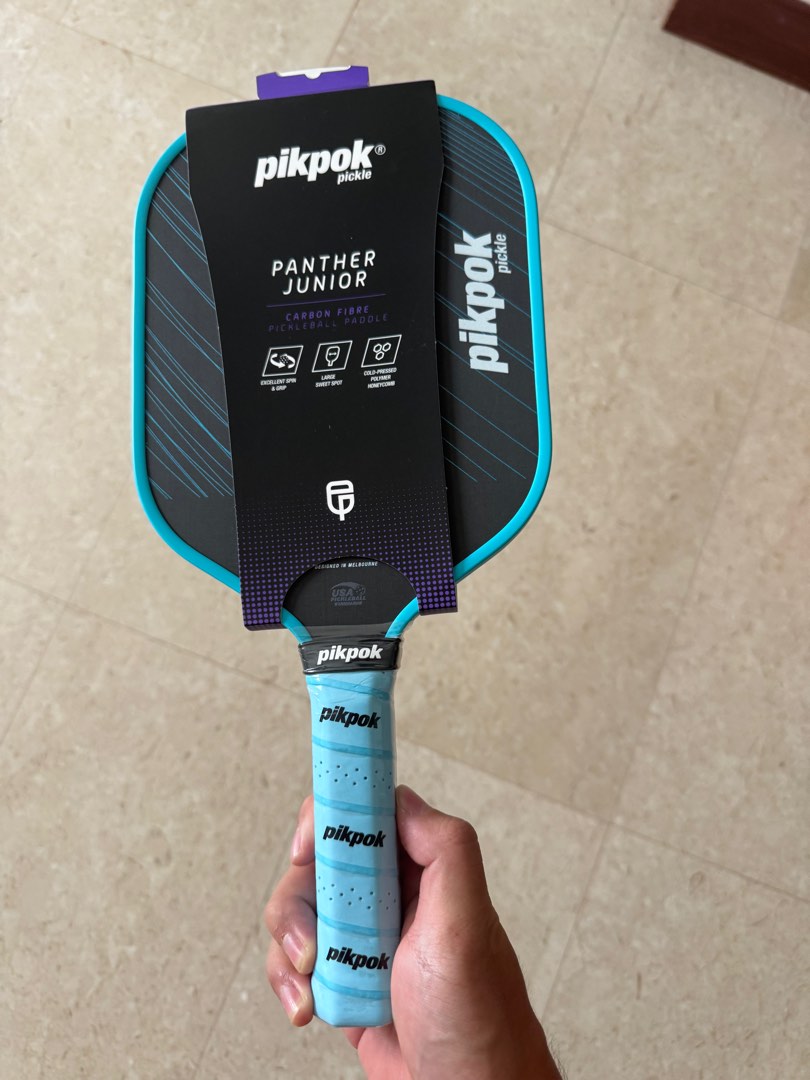 Pikpok Panther Junior Pickleball Paddle, Sports Equipment, Sports ...