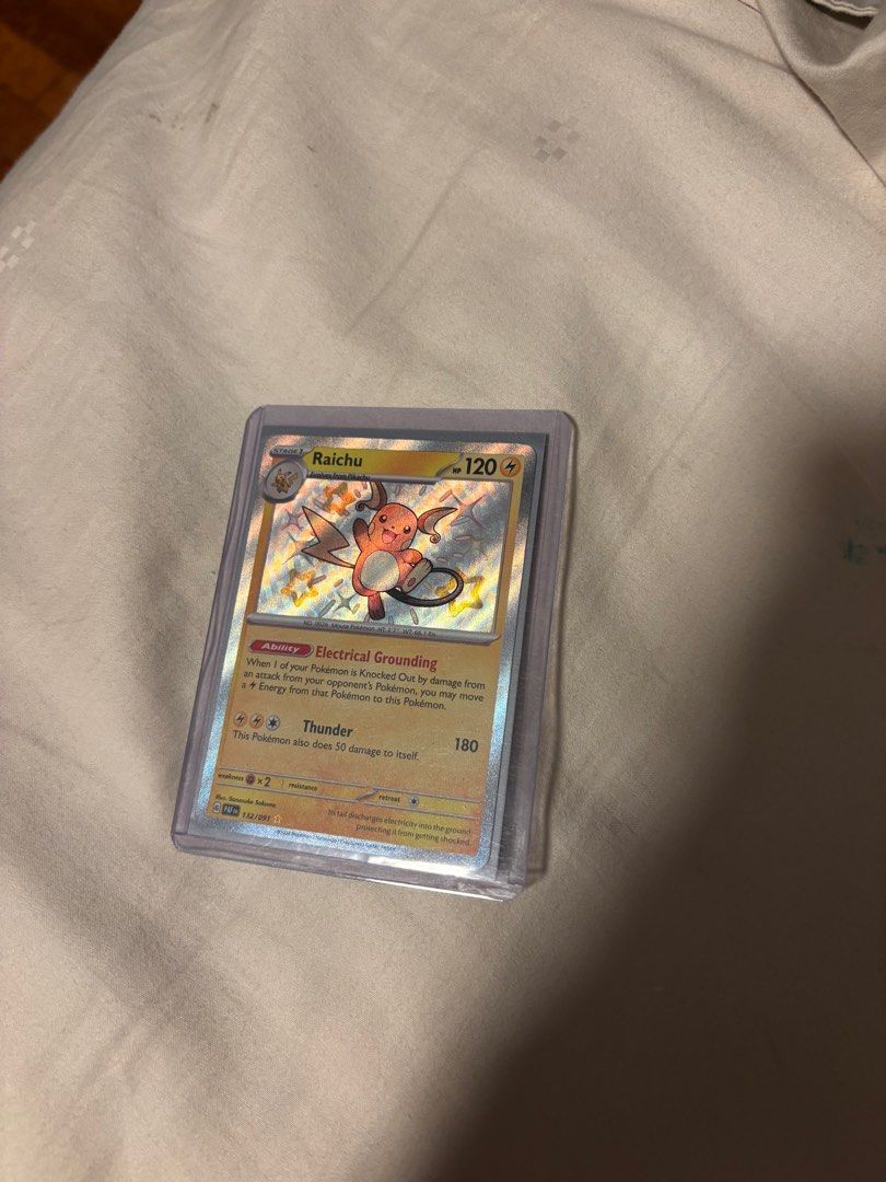 Pokemon Cards - Raichu and Trainer, Hobbies & Toys, Toys & Games on ...